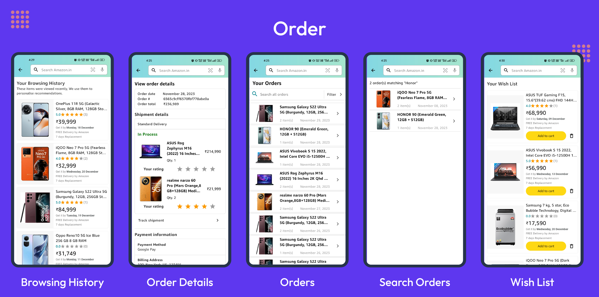 A full-stack e-commerce application that tries to mirror the functionality and user experience ...